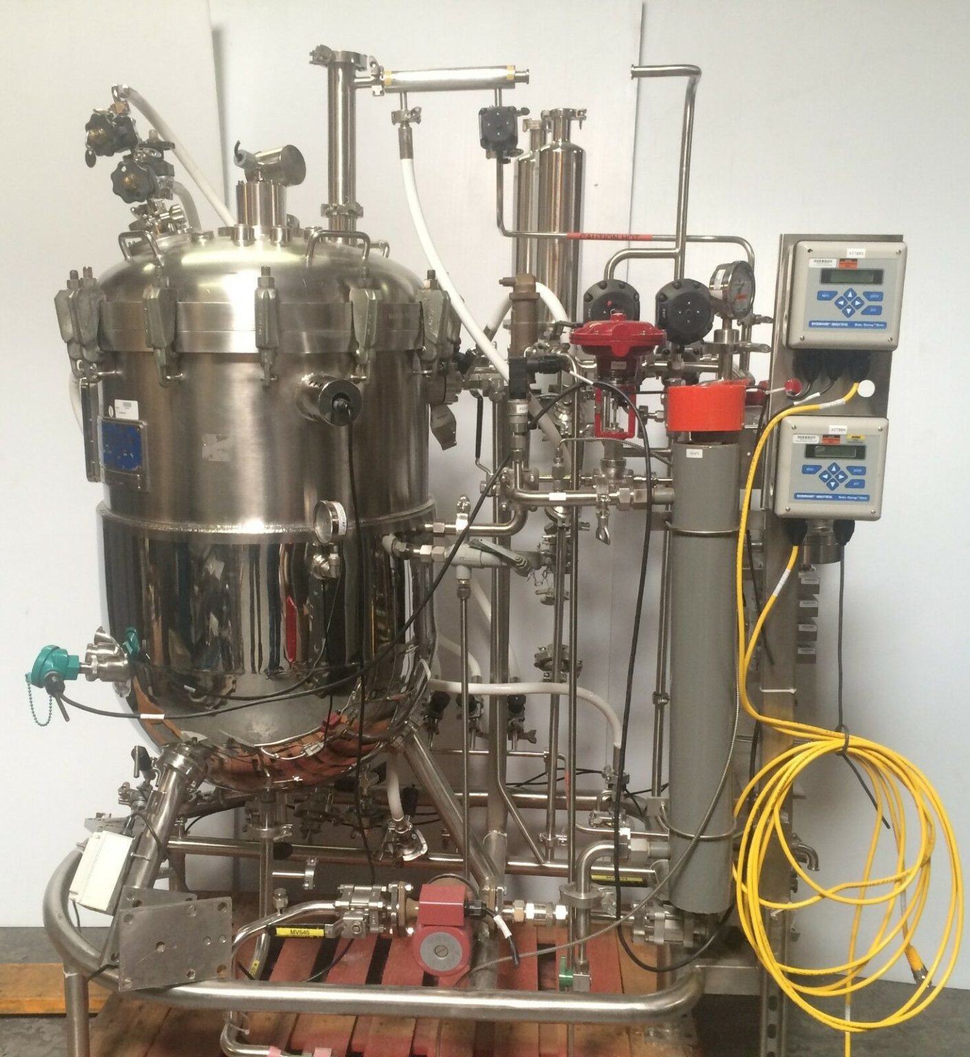250 Liter Jacketed Bioreactor Stainless Steel Fermentation System ...